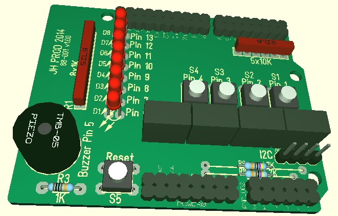 Arduino Shield: Input/Output carte de développement | Blog radioamateur ...