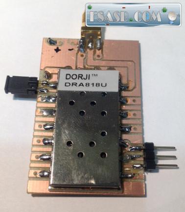 Carte prototype DRA818 | Blog radioamateur de F8ASB